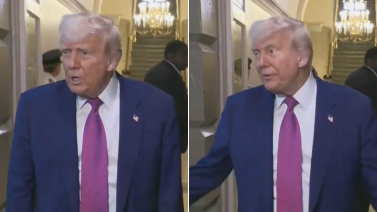 Donald Trump lashes out at journalist during live broadcast