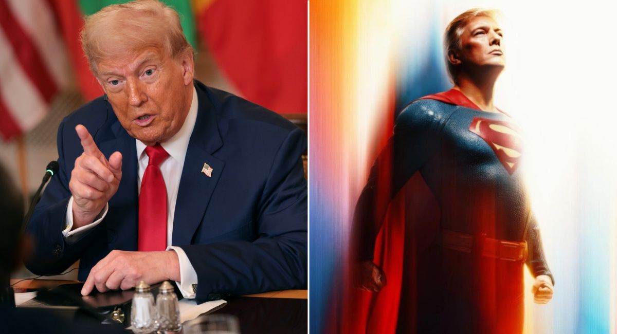 White House Ridiculed After Posting Embarrassing Superman Trump Pic