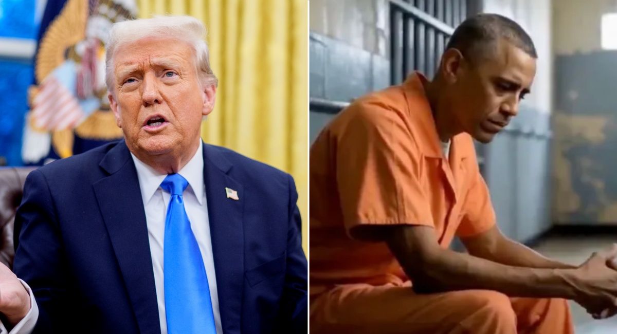 Donald Trump shares AI video of Barack Obama being arrested in bizarre post