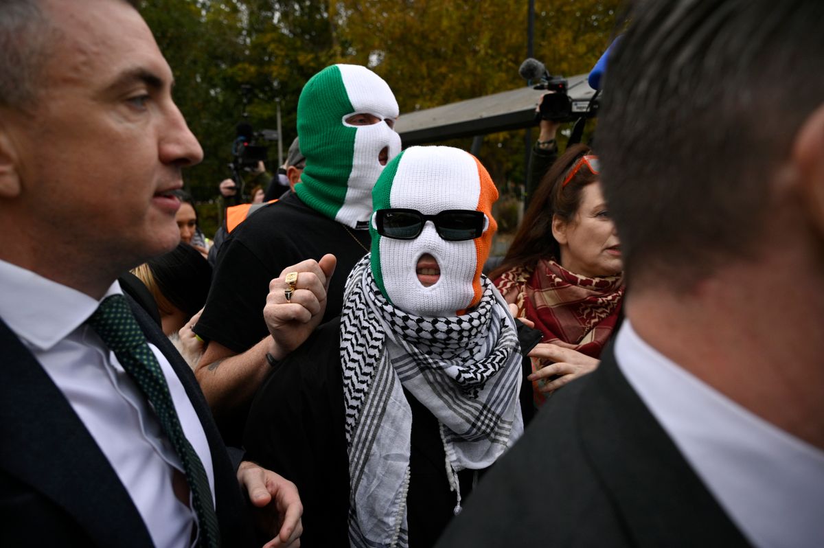 Terror charges against Kneecap rapper thrown out of court