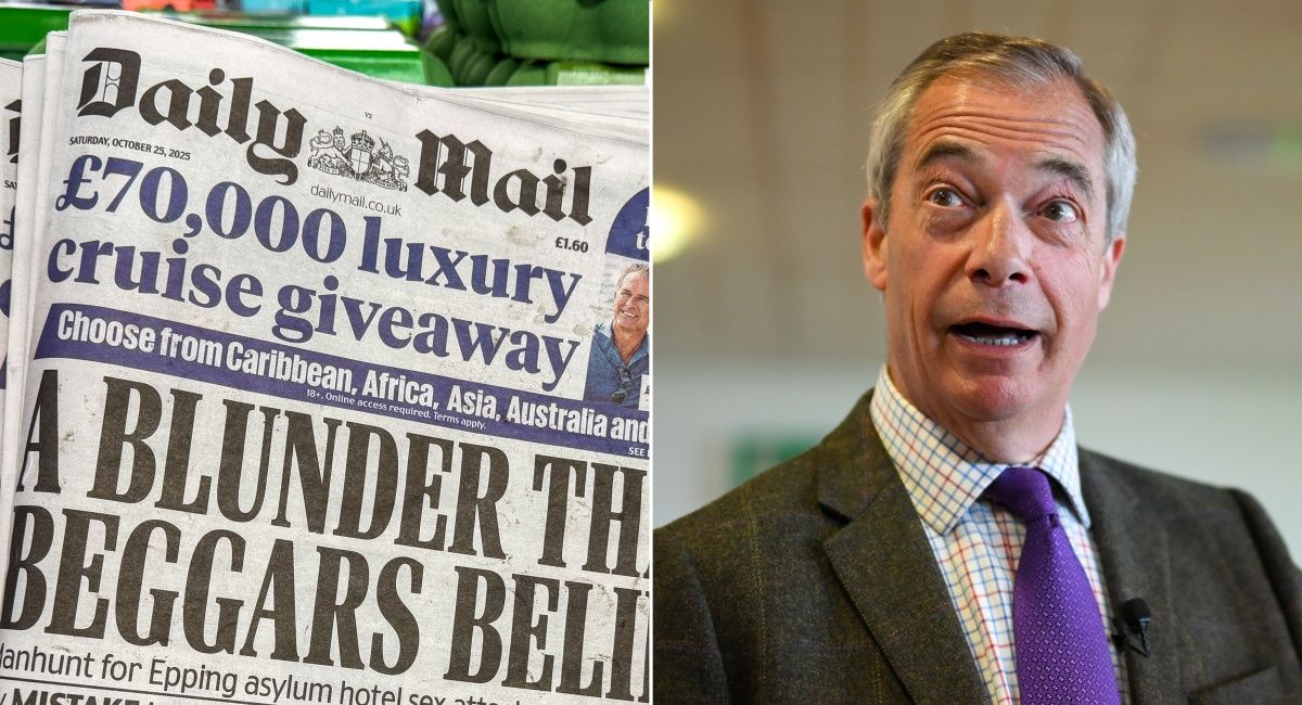 Daily Mail owner's wife donates £50,000 to Reform UK