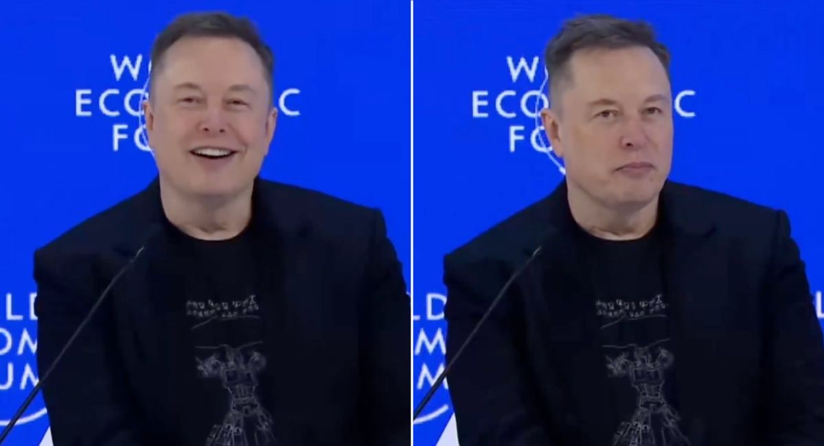 Awkward moment Musk's Greenland joke met with silence at Davos