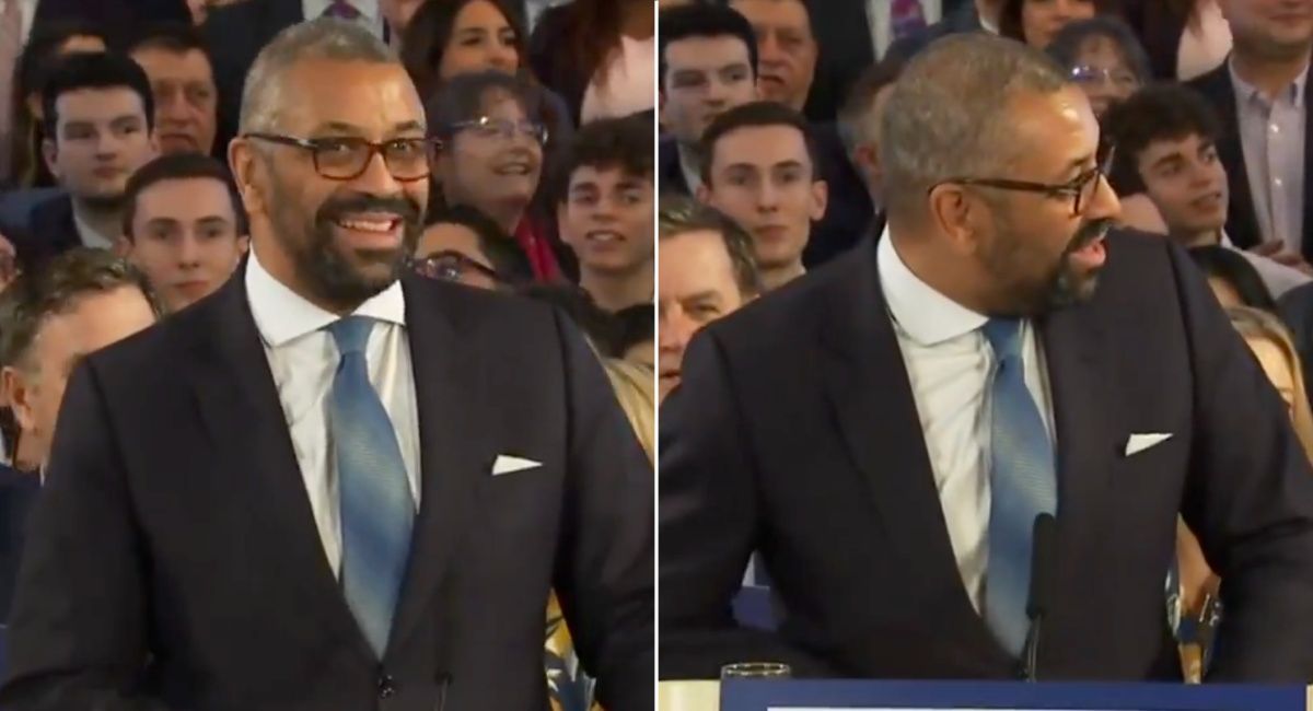 James Cleverly struggled to play a clip of Badenoch's best bits and ...