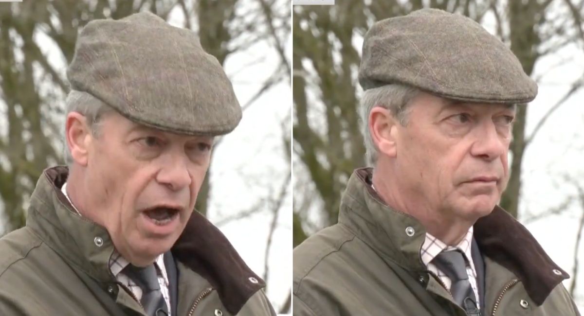 Nigel Farage loses it as he's challenged over broken council tax pledges