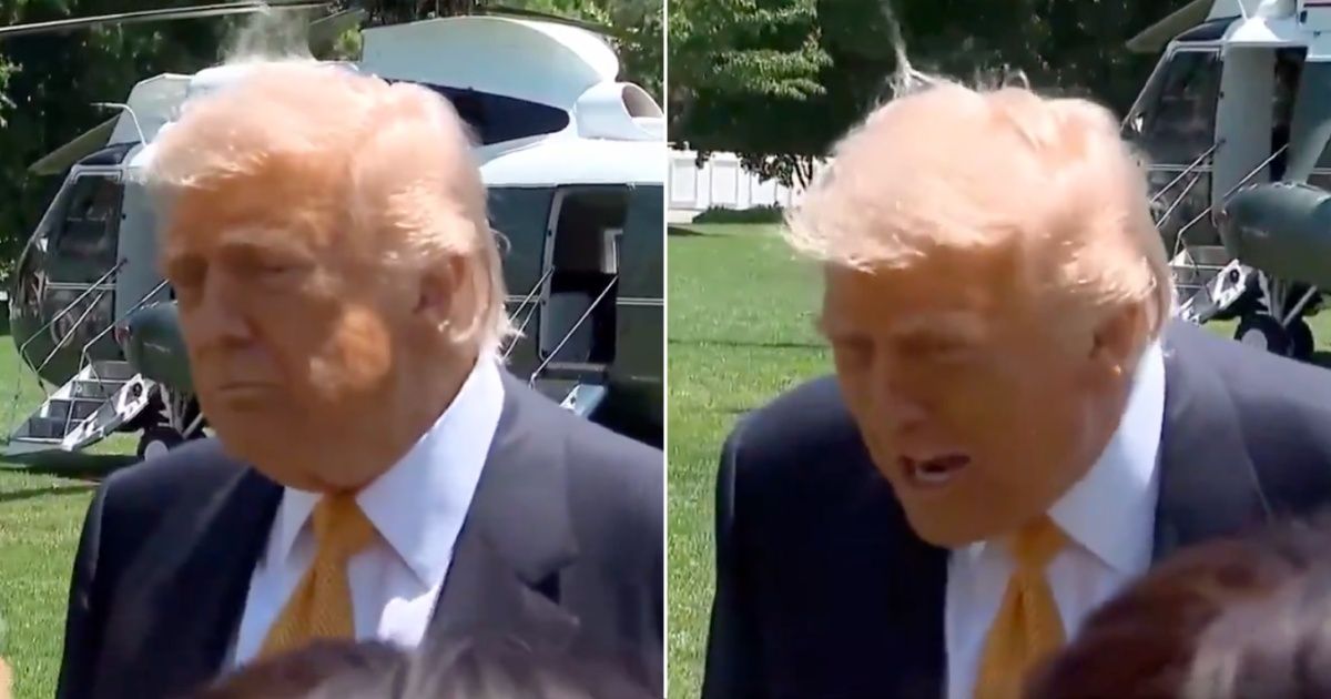 Donald Trump erupts at female reporter after ballroom question