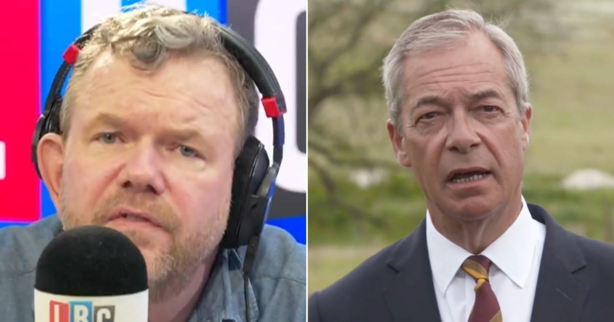 James O'Brien tears into 'gleeful opportunist' Farage for response to ...