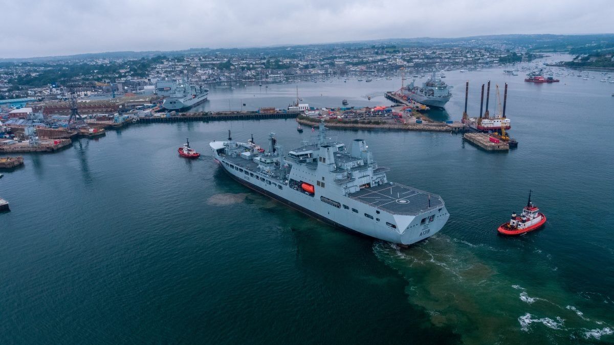 In pics - The fourth and final Tide class tanker RFA Tideforce arrives ...