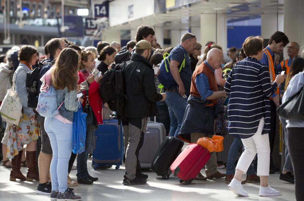 The most overcrowded train in England and Wales has been revealed