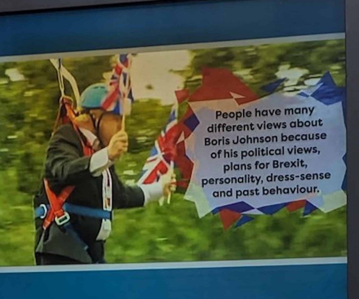 Boris Johnson quizzed about Brexit propaganda shown in primary schools