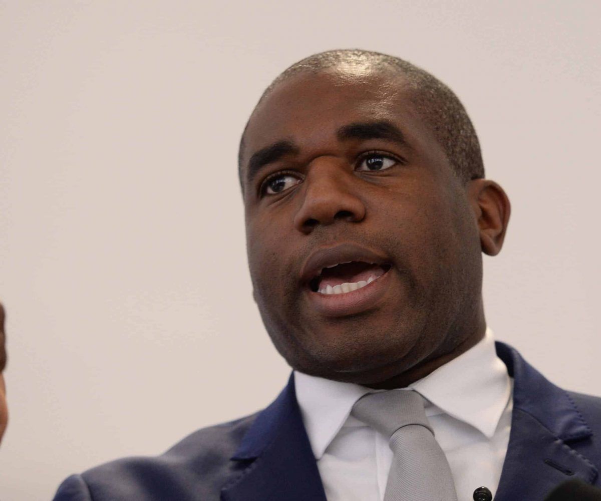 Lammy’s speech disrupted by pro-Palestine protesters