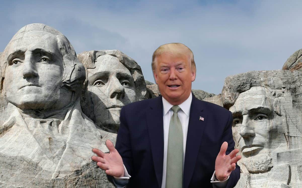 White House inquired about adding Donald Trump's face to Mount Rushmore