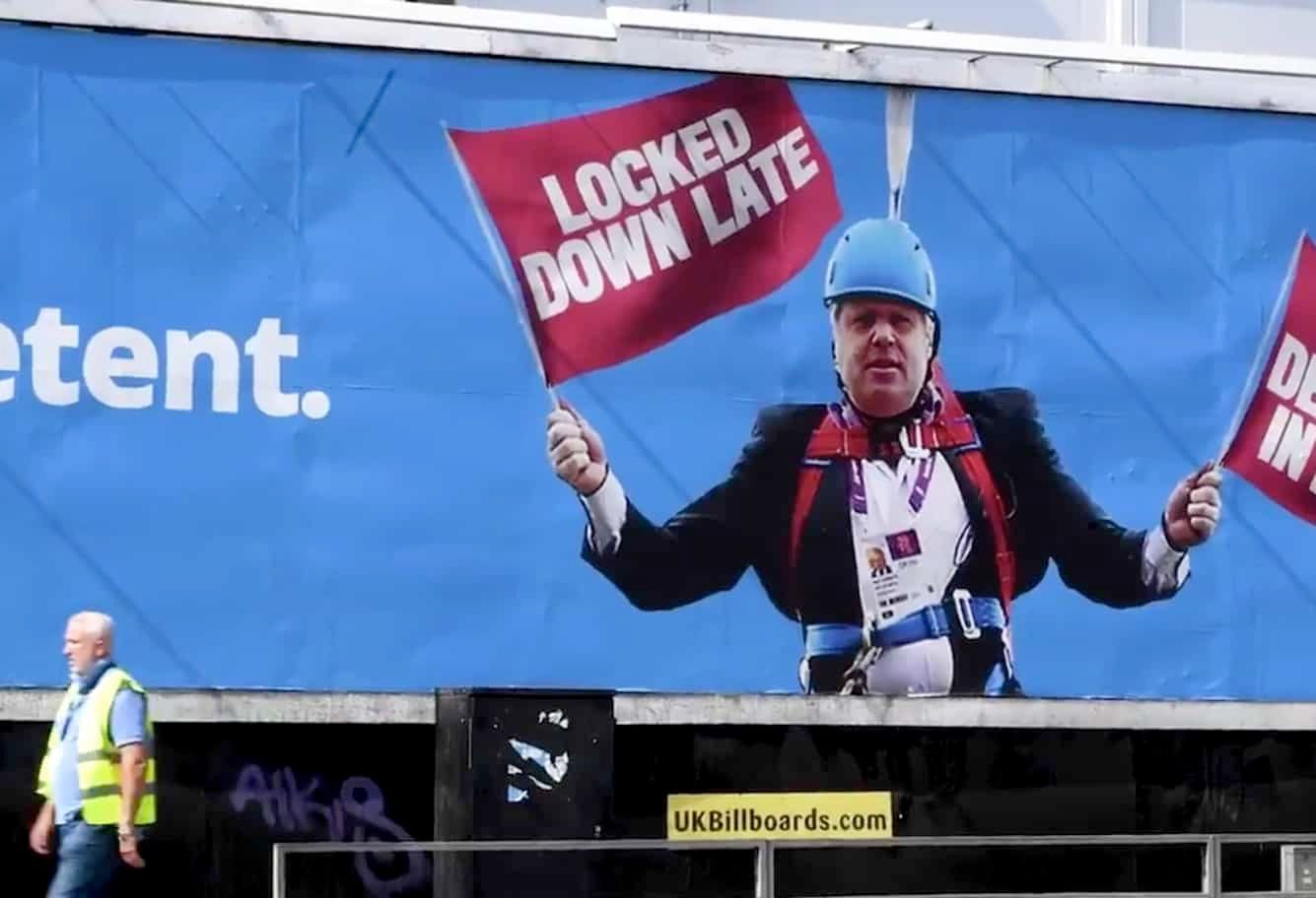 Led By Donkeys reveal their latest billboard - and it's pretty brutal