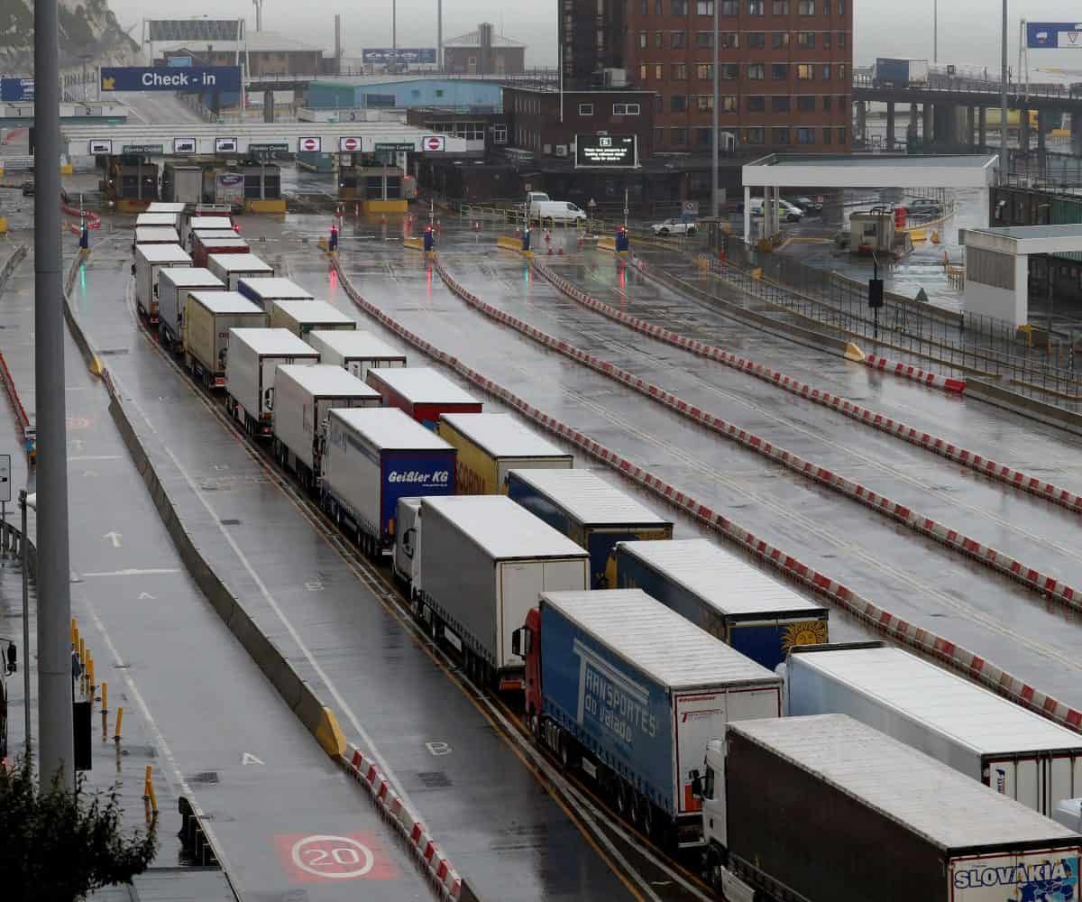 Brexit: Up to 200 lorries a day turned back from EU crossings
