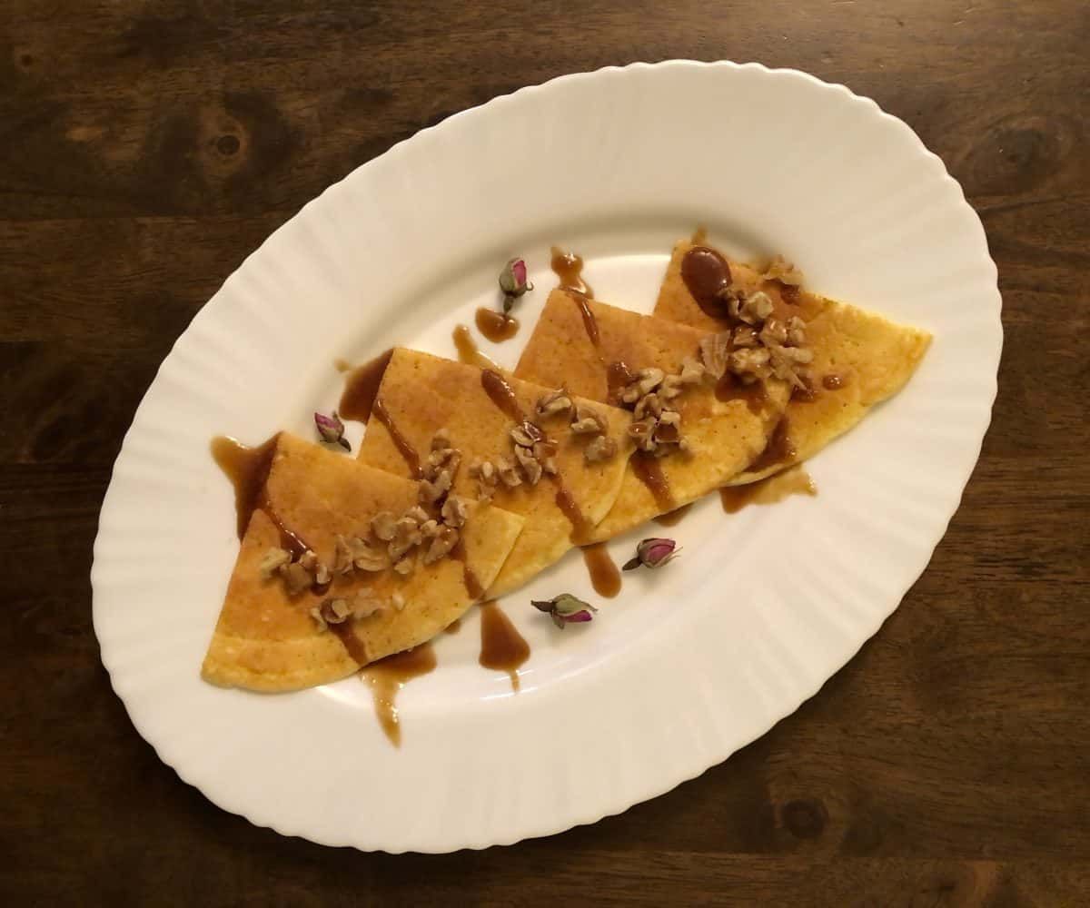 Nutshell London's Iranian Khagineh Pancakes recipe