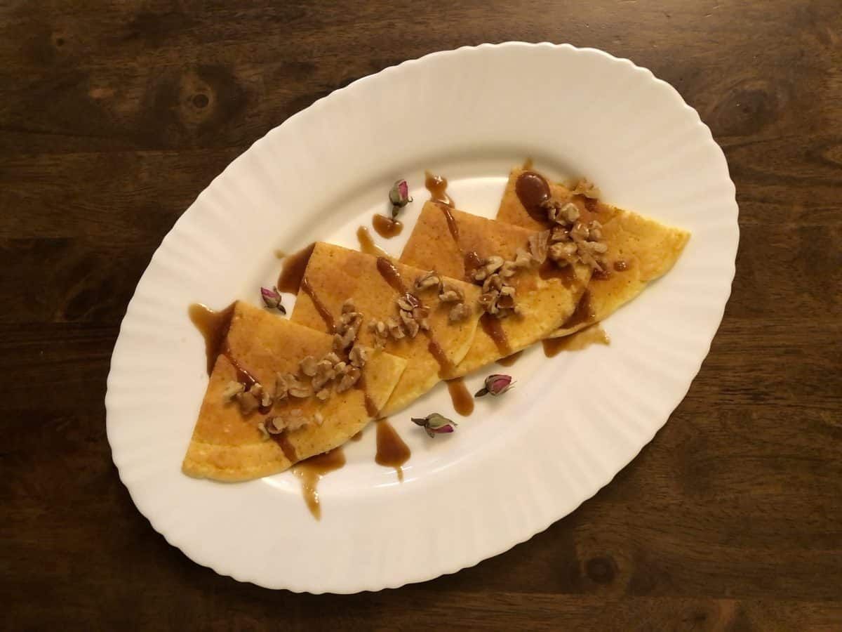 Nutshell London's Iranian Khagineh Pancakes recipe