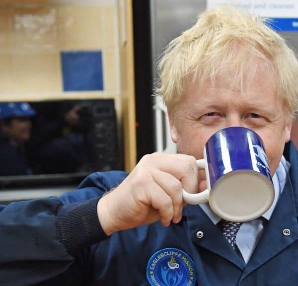 Boris on charm offensive as he's spotted glad-handing Tory MPs ...