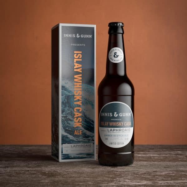 Innis & Gunn Islay Whisky Cask, brewed in collaboration with Laphroaig