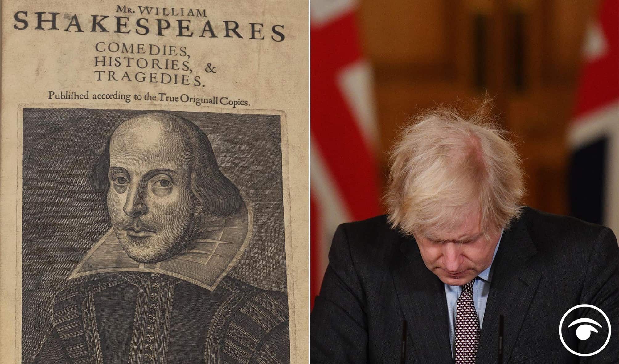 Parody page of Johnson's book on Shakespeare makes the rounds on social ...