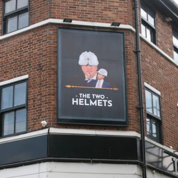 'Three Bellends' pub renamed 'Two Helmets' in fresh pop at government