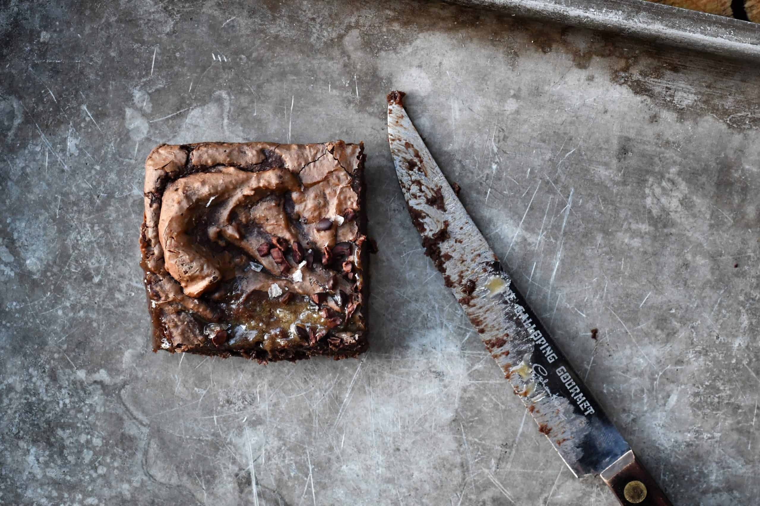 Salted Rye Brownies Recipe, By The Exploding Bakery