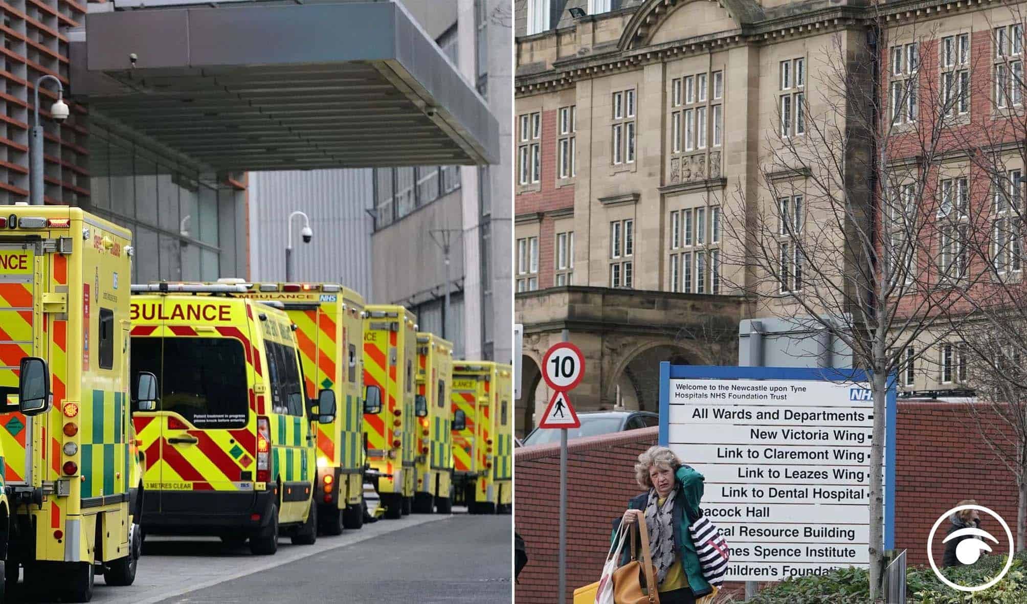 Paramedic in ambulance queue begs for 'help' for NHS