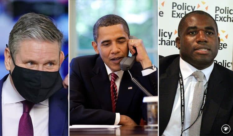 Obama in discussions with Starmer and Lammy