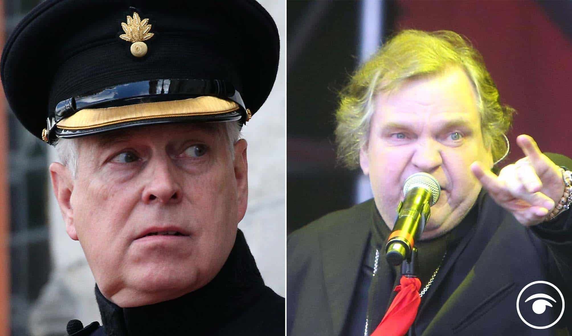 Tributes for Meat Loaf but story about him & Prince Andrew will make ...