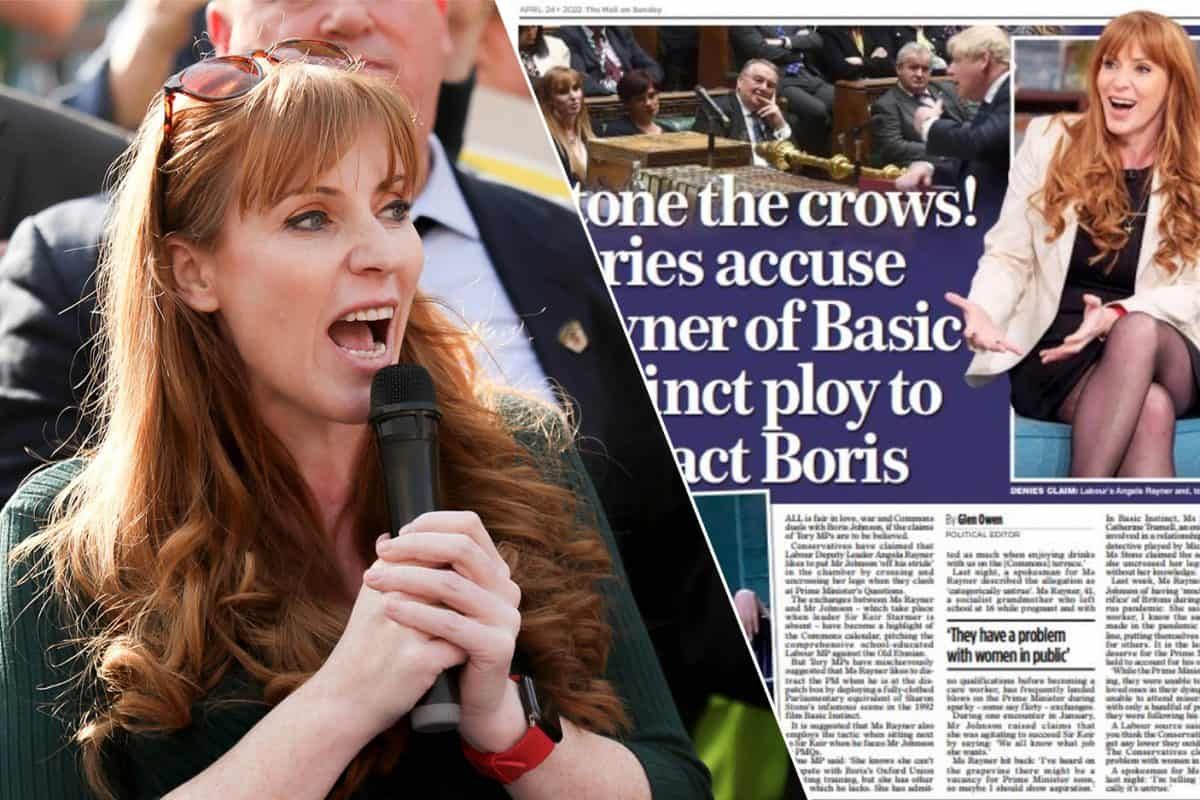 Angela Rayner reacts to Mail on Sunday's 'peverted' Basic Instinct smear
