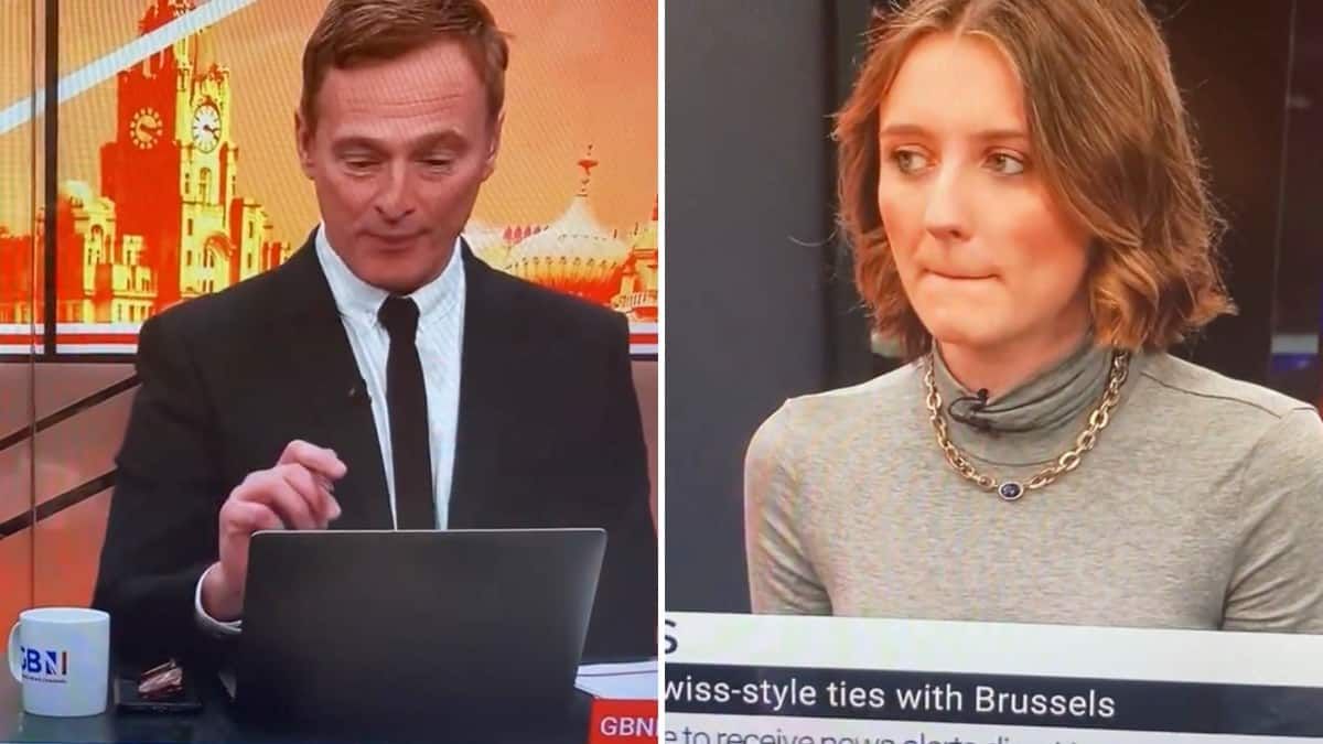 GB News presenter realises Brexit poll has gone against them