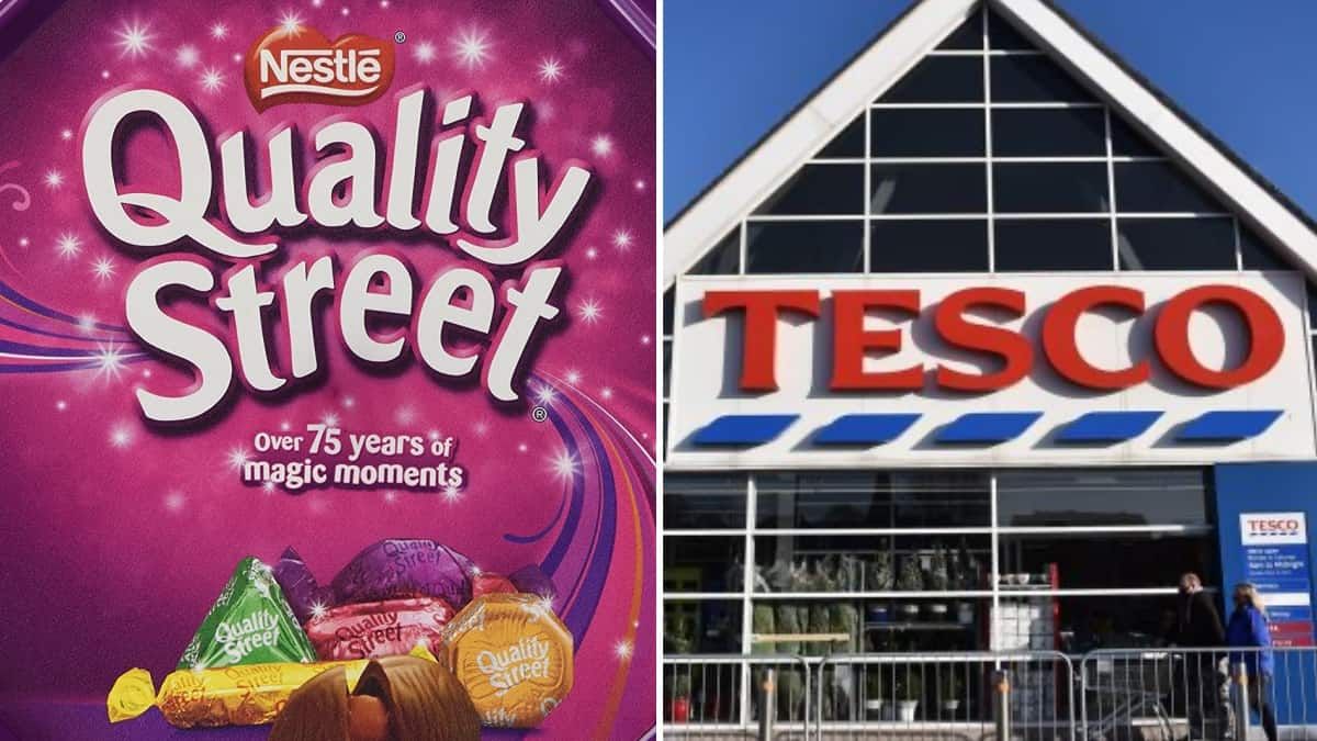Tesco workers receive Quality Street instead of Christmas bonus