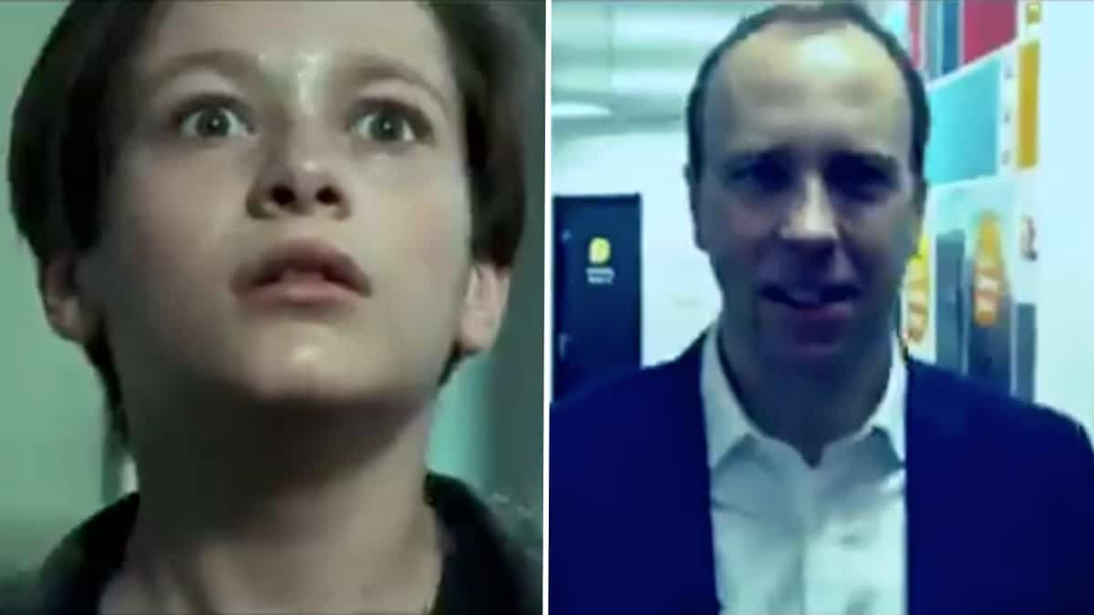 Matt Hancock's cringeworthy GMB walk set to Terminator 2 scene