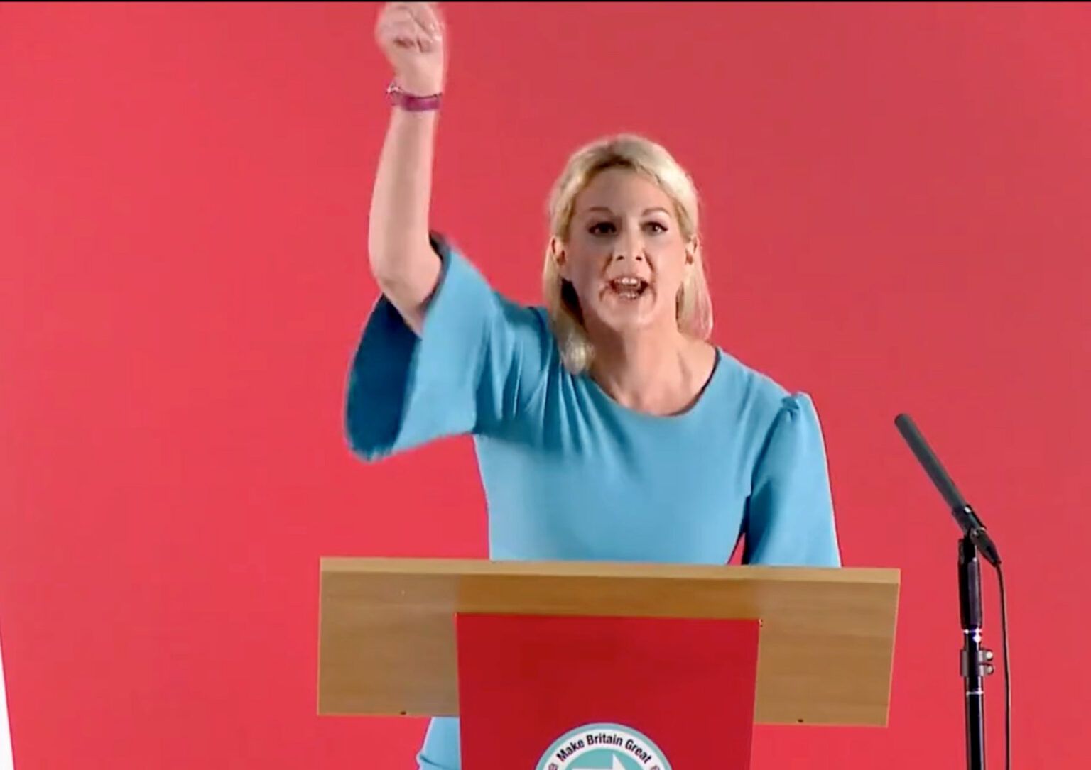 Reform UK's Liz Truss tribute act goes viral with cringe speech