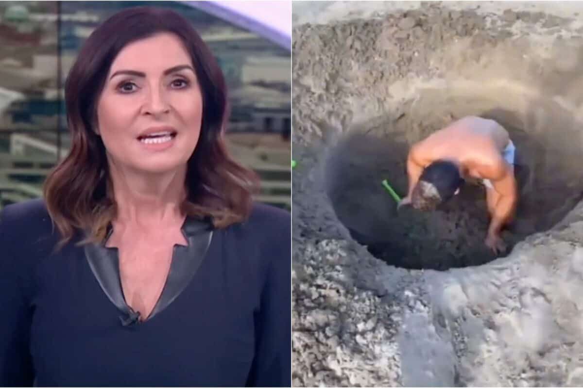 Meteor on Dublin beach is just a hole dug with a kids' spade