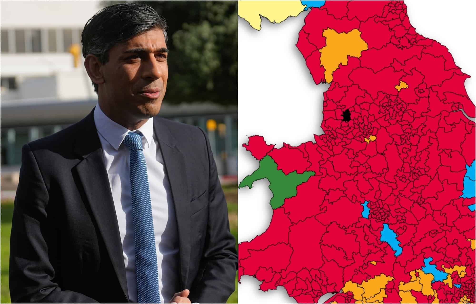 Electoral map redrawn following by-election results