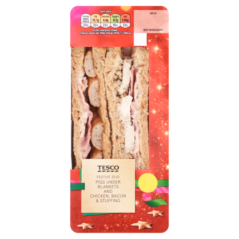 Tesco reveals 2023 Christmas sandwich range