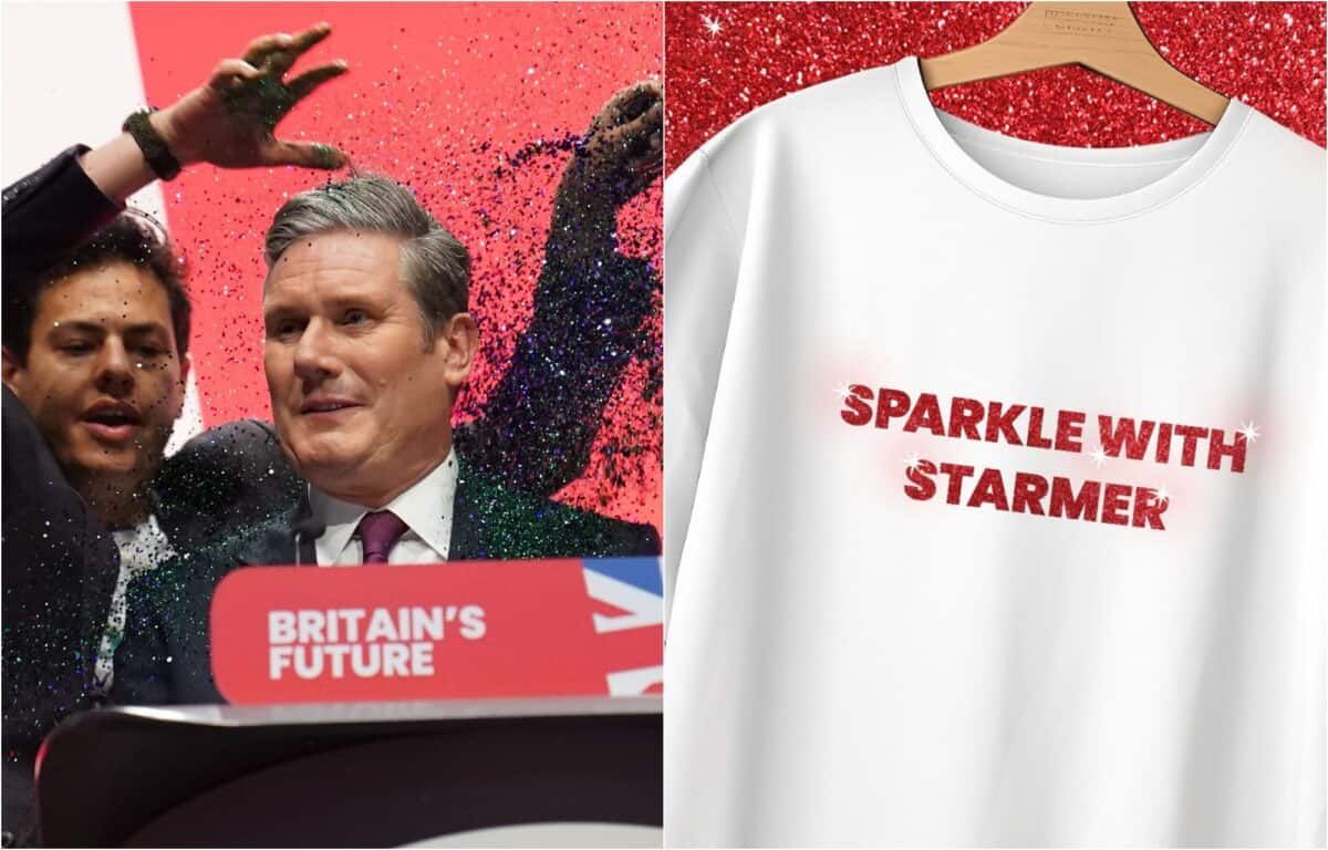 Labour release 'Sparkle with Starmer' T-shirt
