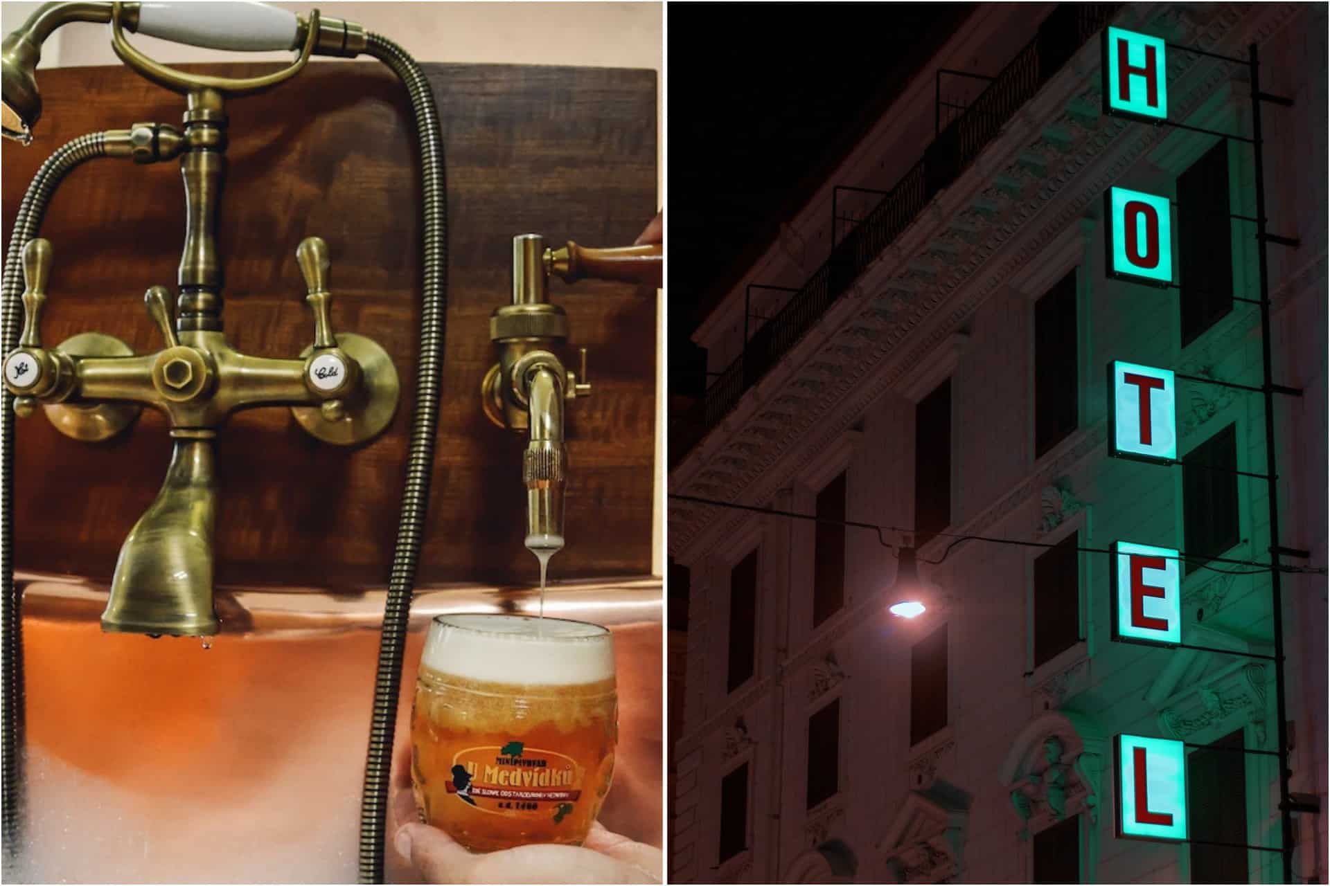 The Brewery Hotel in Prague where beer flows like water in the rooms ...