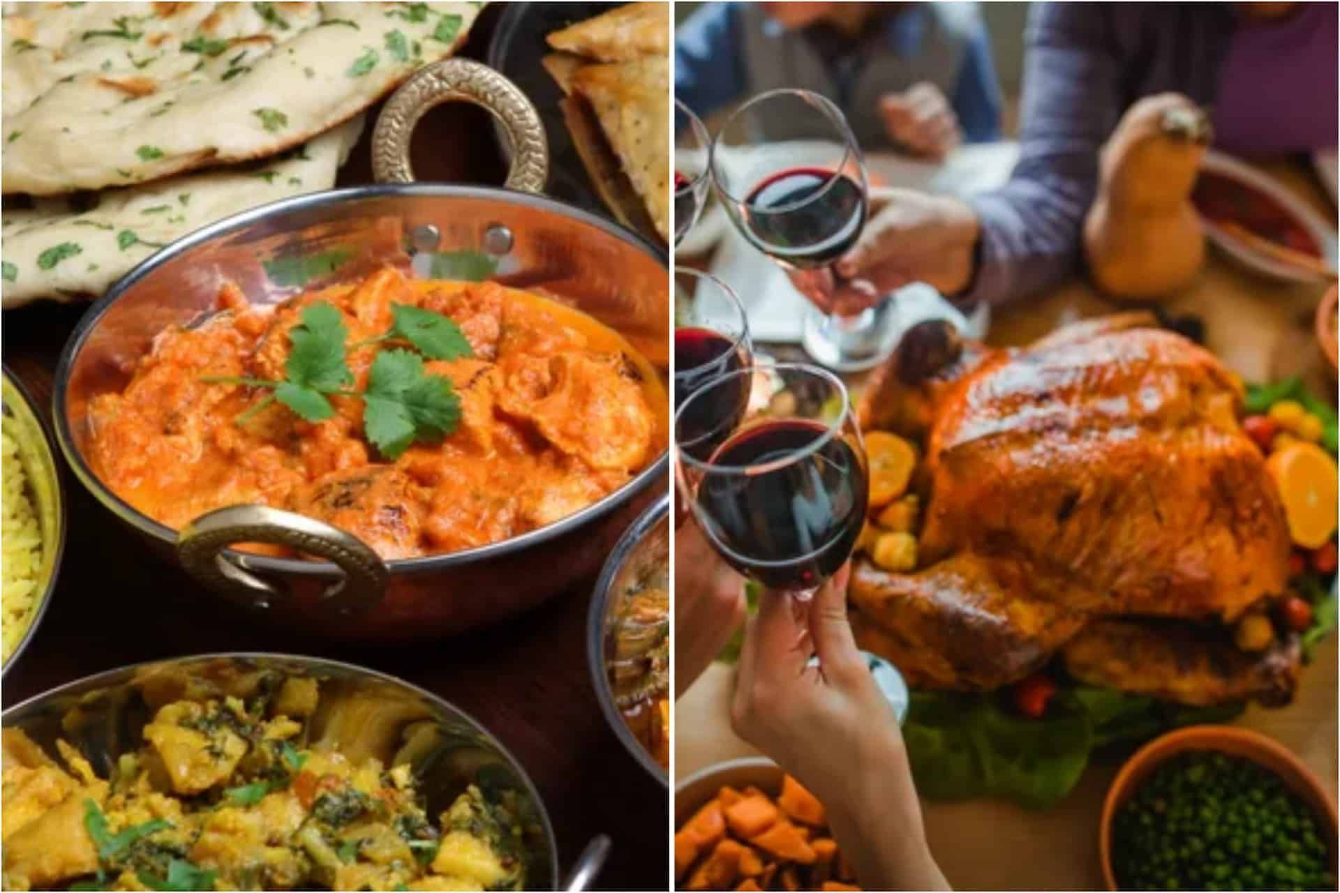 One in six Brits would rather have a curry at Christmas