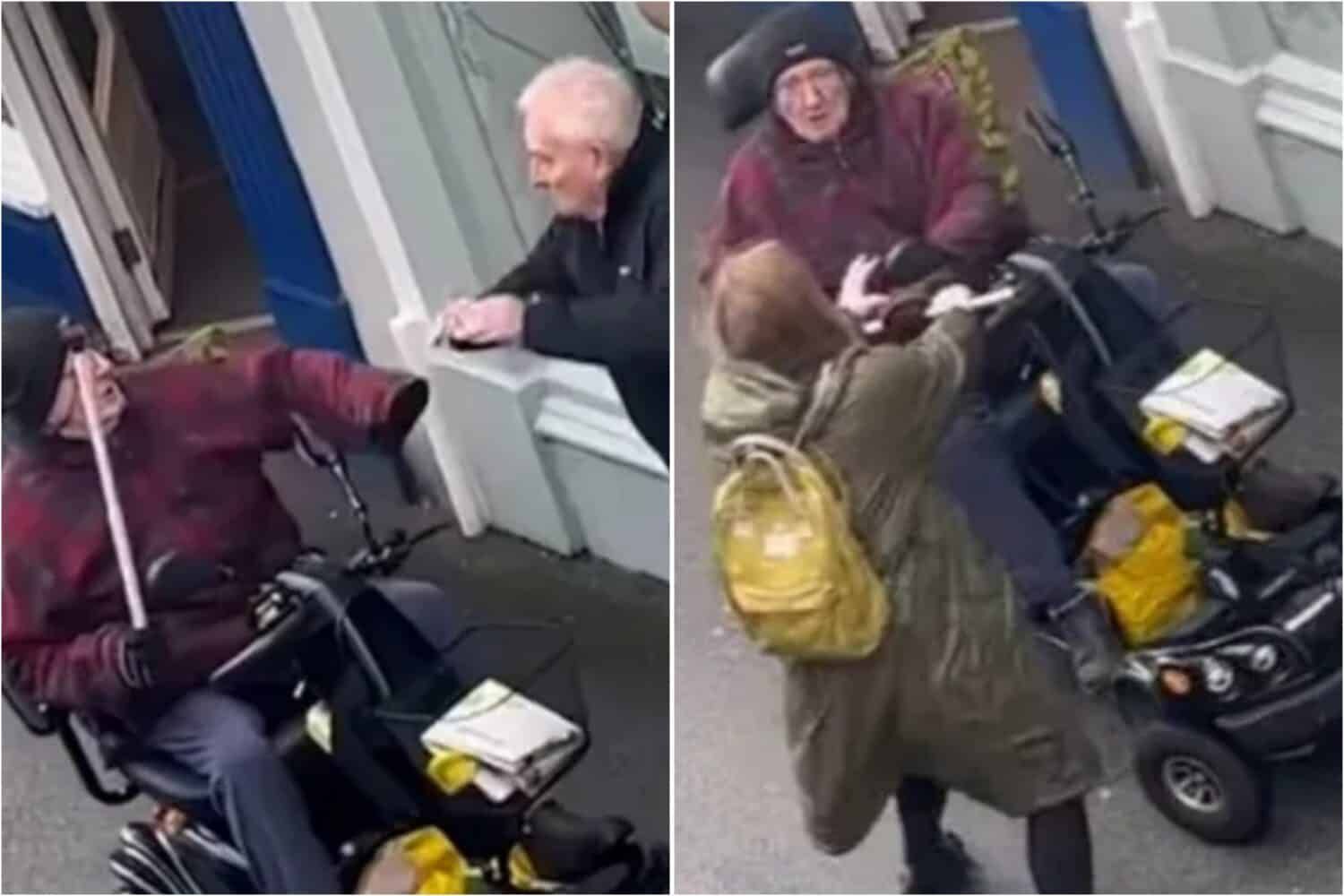 Angry pensioner in angry row over the last pasty