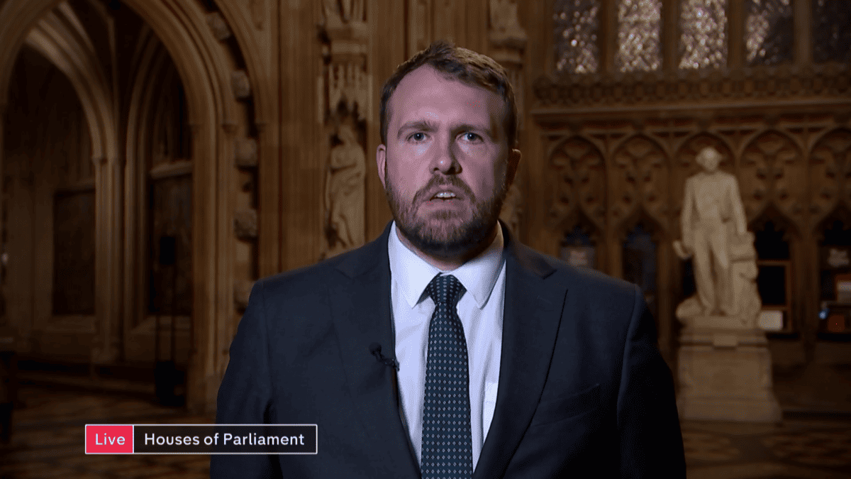 Jonathan Gullis pictured campaigning with convicted heroin dealer