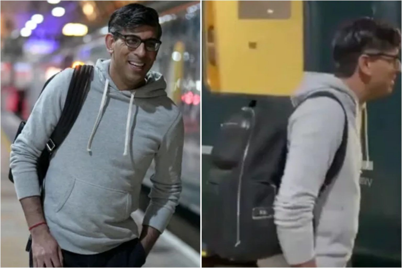 Rishi Sunak wears £750 backpack to visit Penzance