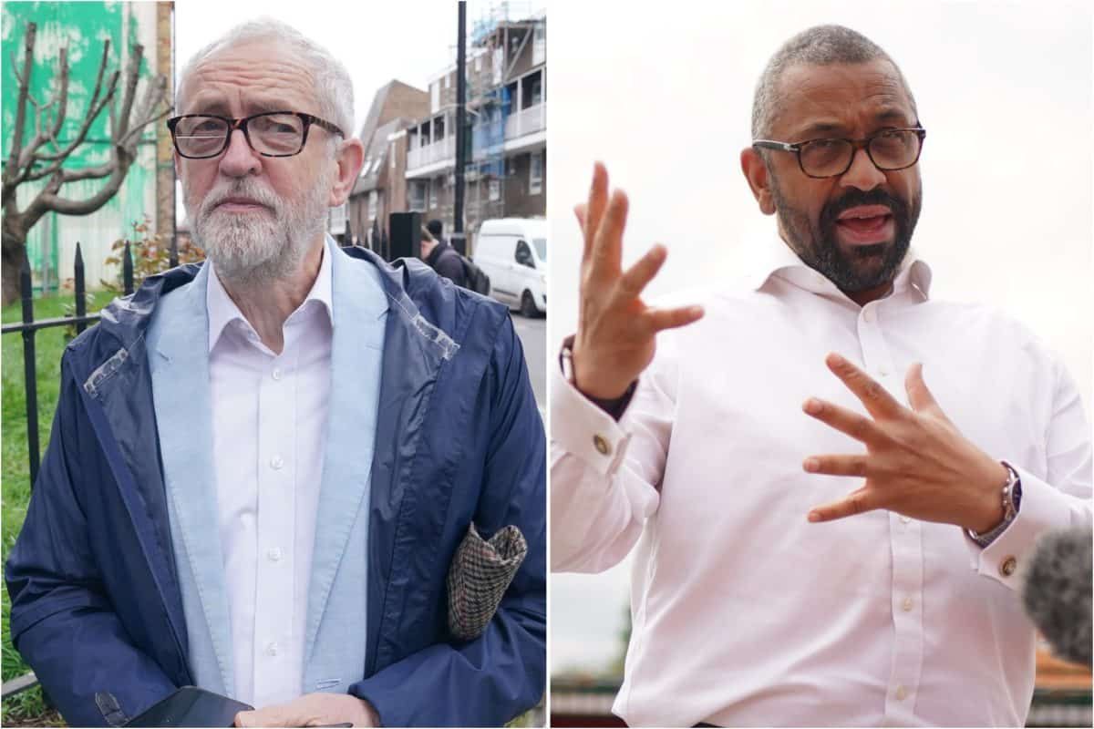 Cleverly reminded of Corbyn tweet as he blasts Farage attack